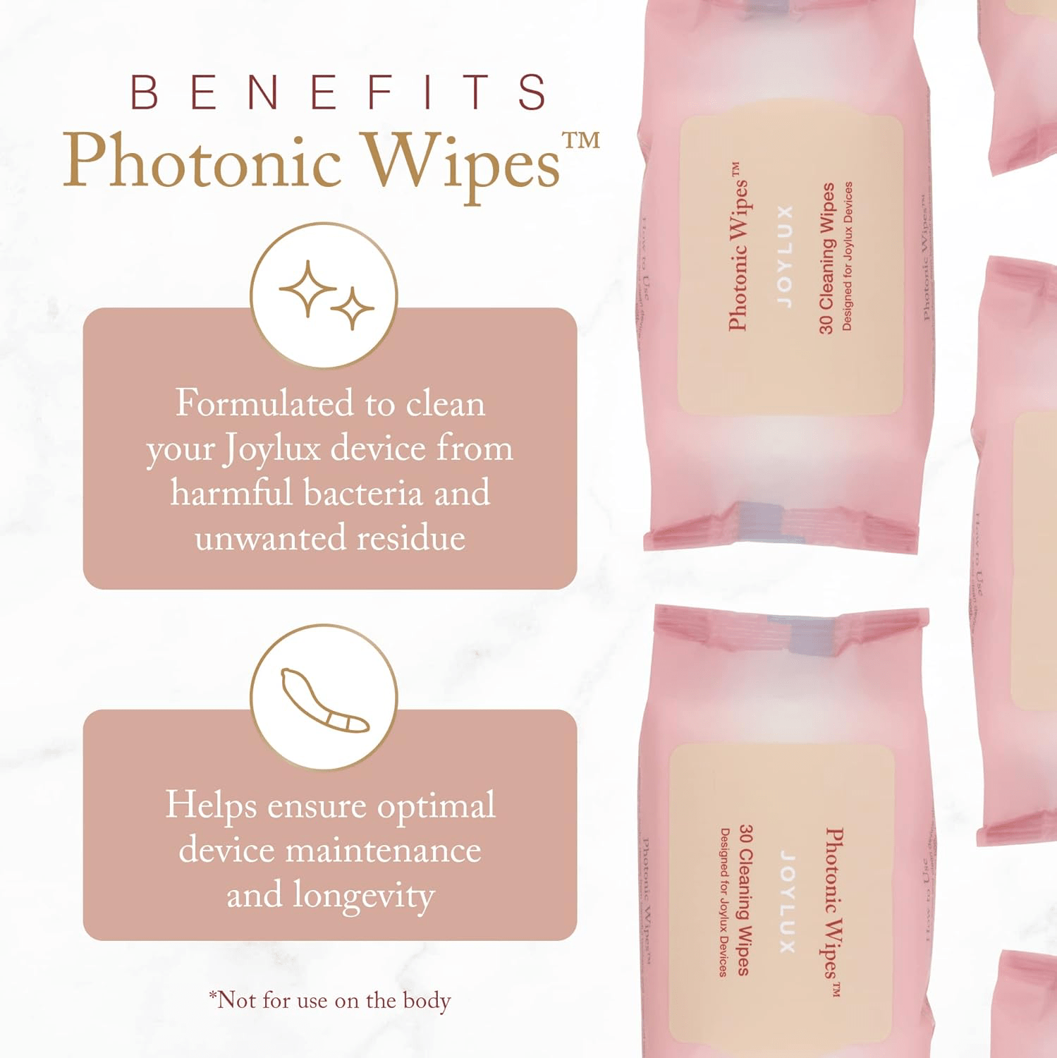 Photonic Wipes 3-Pack – Joylux